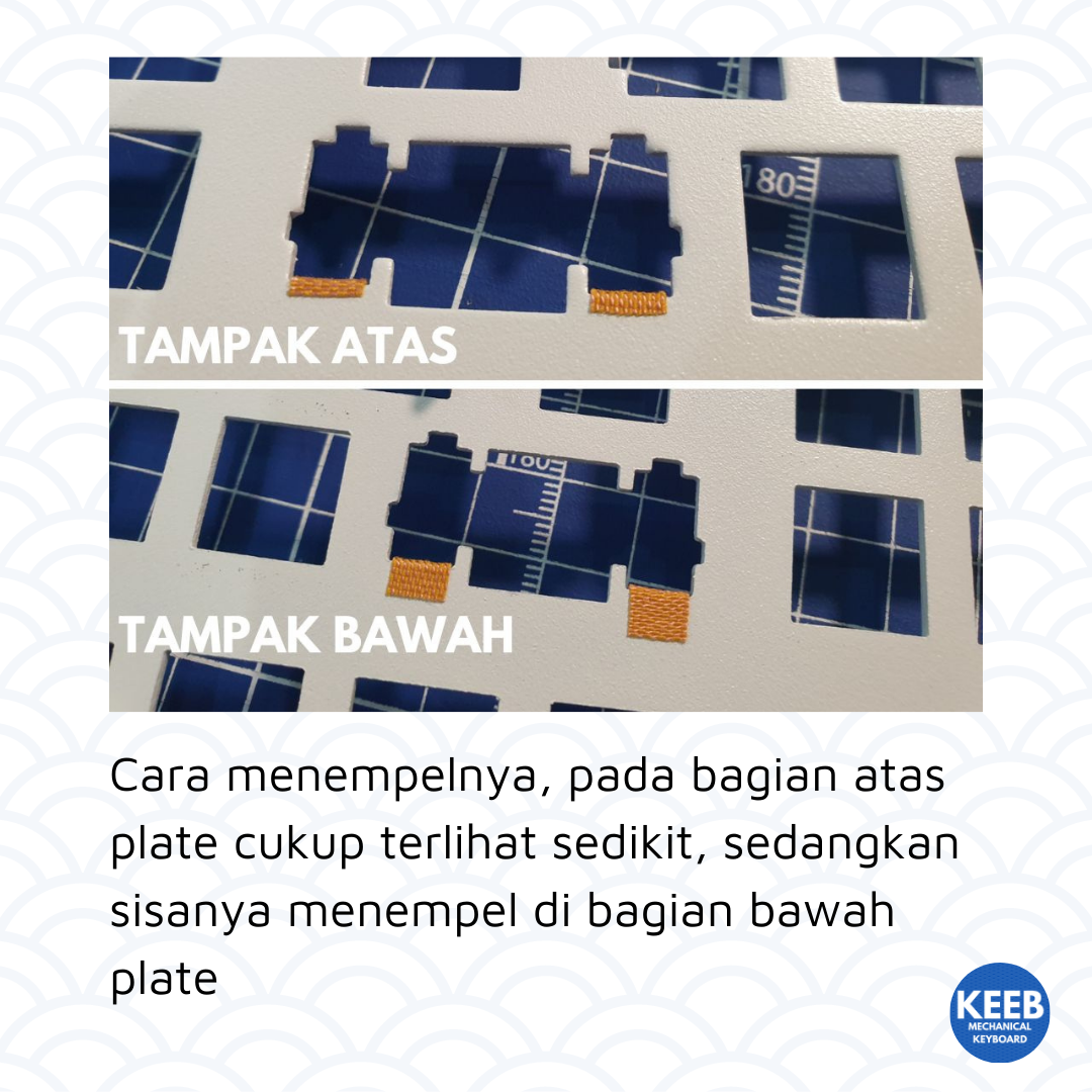 CARA PASANG BAND-AID MOD DI STABILISER – KEEB Mechanical Keyboard