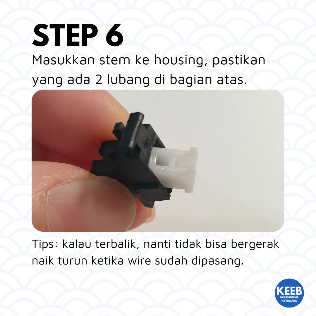 9 LANGKAH LUBING STABILISER – KEEB Mechanical Keyboard