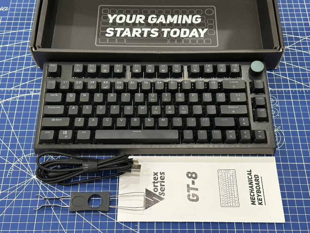 UPGRADED VORTEXSERIES GT-8 SMOKEY BLACK EDITION – KEEB Mechanical Keyboard