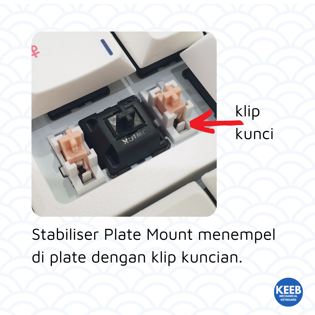 Apa Beda Stabiliser Plate Mount dan PCB Mount? – KEEB Mechanical Keyboard