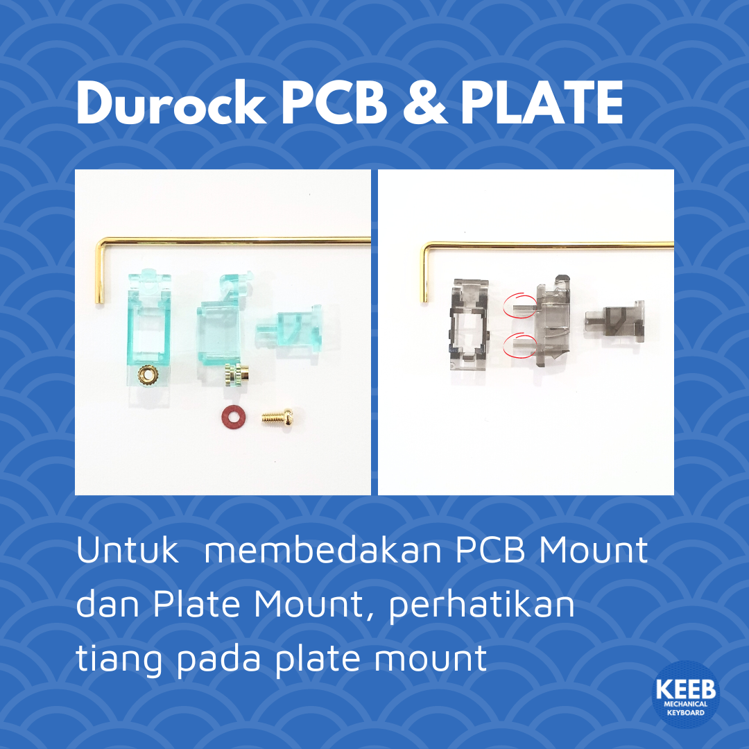 Apa Beda Stabiliser Plate Mount dan PCB Mount? – KEEB Mechanical Keyboard