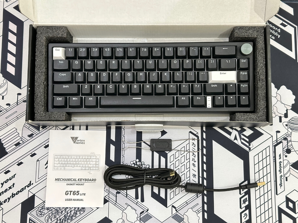 VORTEXSERIES GT-65 LITE – REVIEW – KEEB Mechanical Keyboard